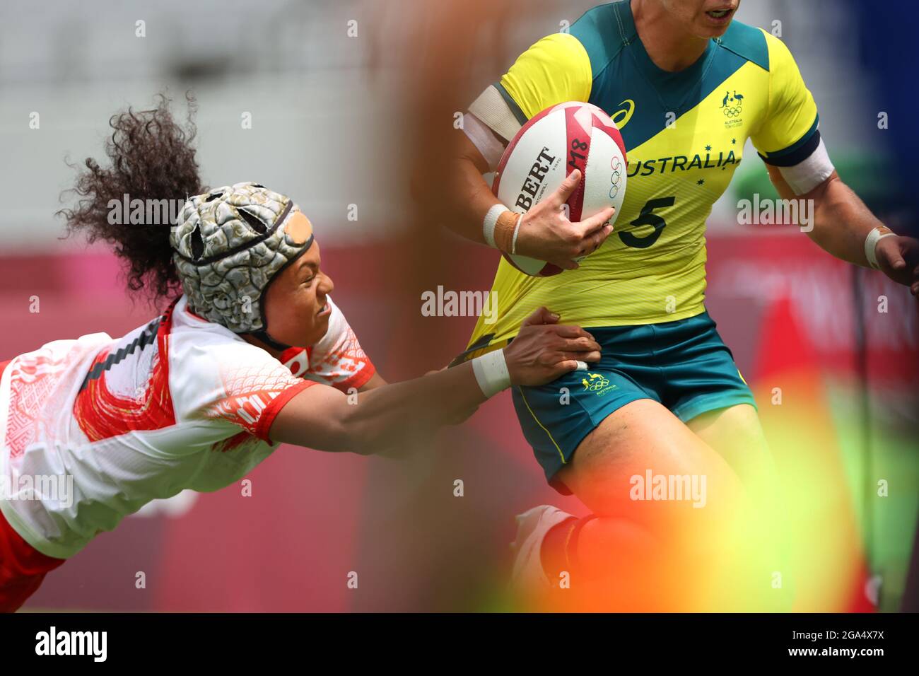 Tokyo, Japan. 29th July, 2021. Padivakalolo Laityel Miyo (JPN) Rugby ...