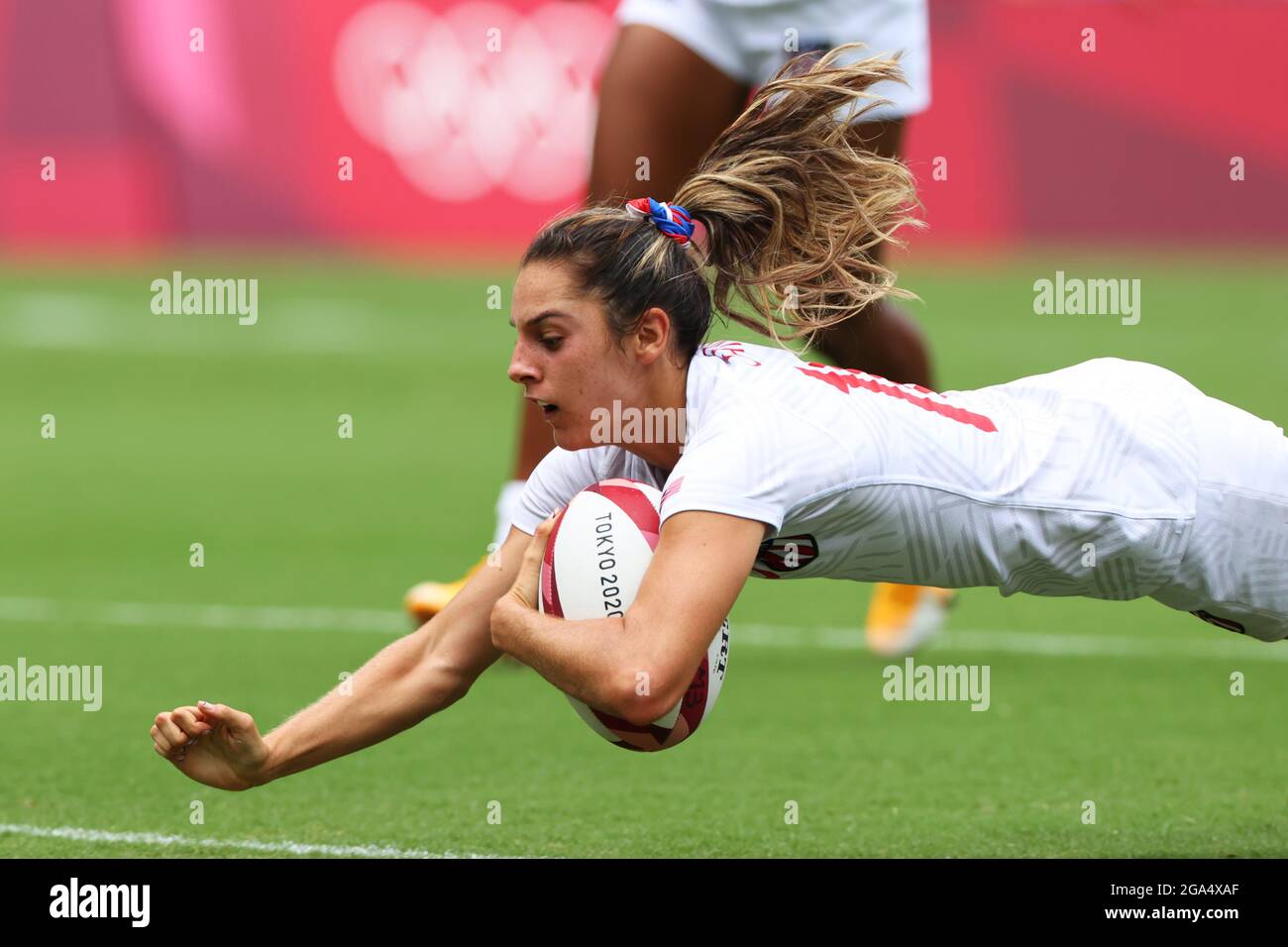 Tokyo, Japan. 29th July, 2021. Kayla CANETT (USA) Rugby : Men's Pool ...