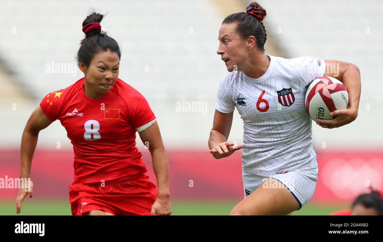 Tokyo, Japan. 29th July, 2021. Lauren DOYLE (USA) Rugby : Men's Pool ...