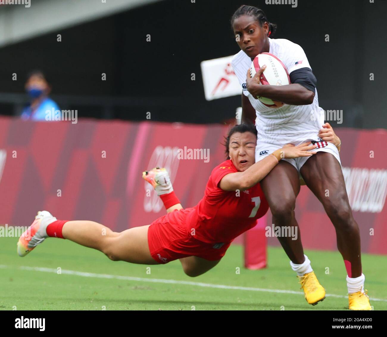 Tokyo, Japan. 29th July, 2021. (L-R) CHEN Keyi (CHN), Naya TAPPER (USA ...