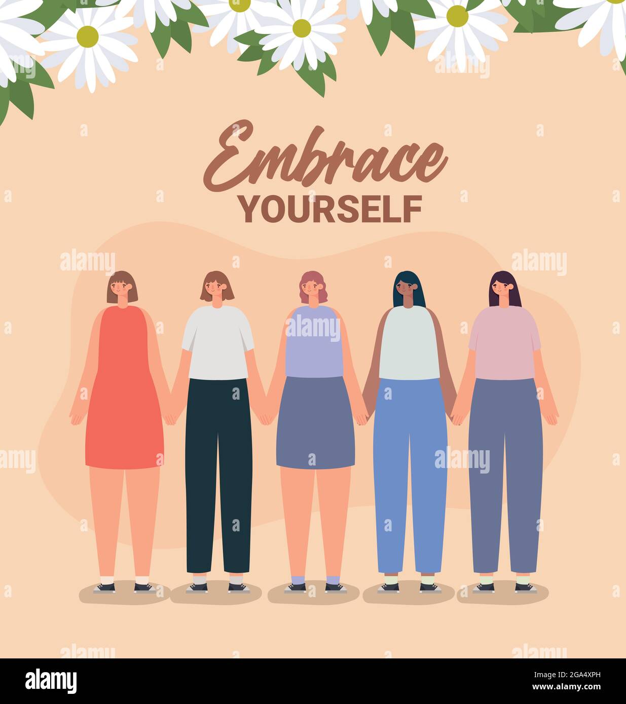 Embrace yourself Stock Vector Images - Alamy