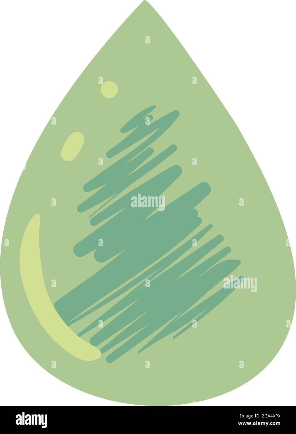 Eco water drop on white background Stock Vector Image & Art - Alamy