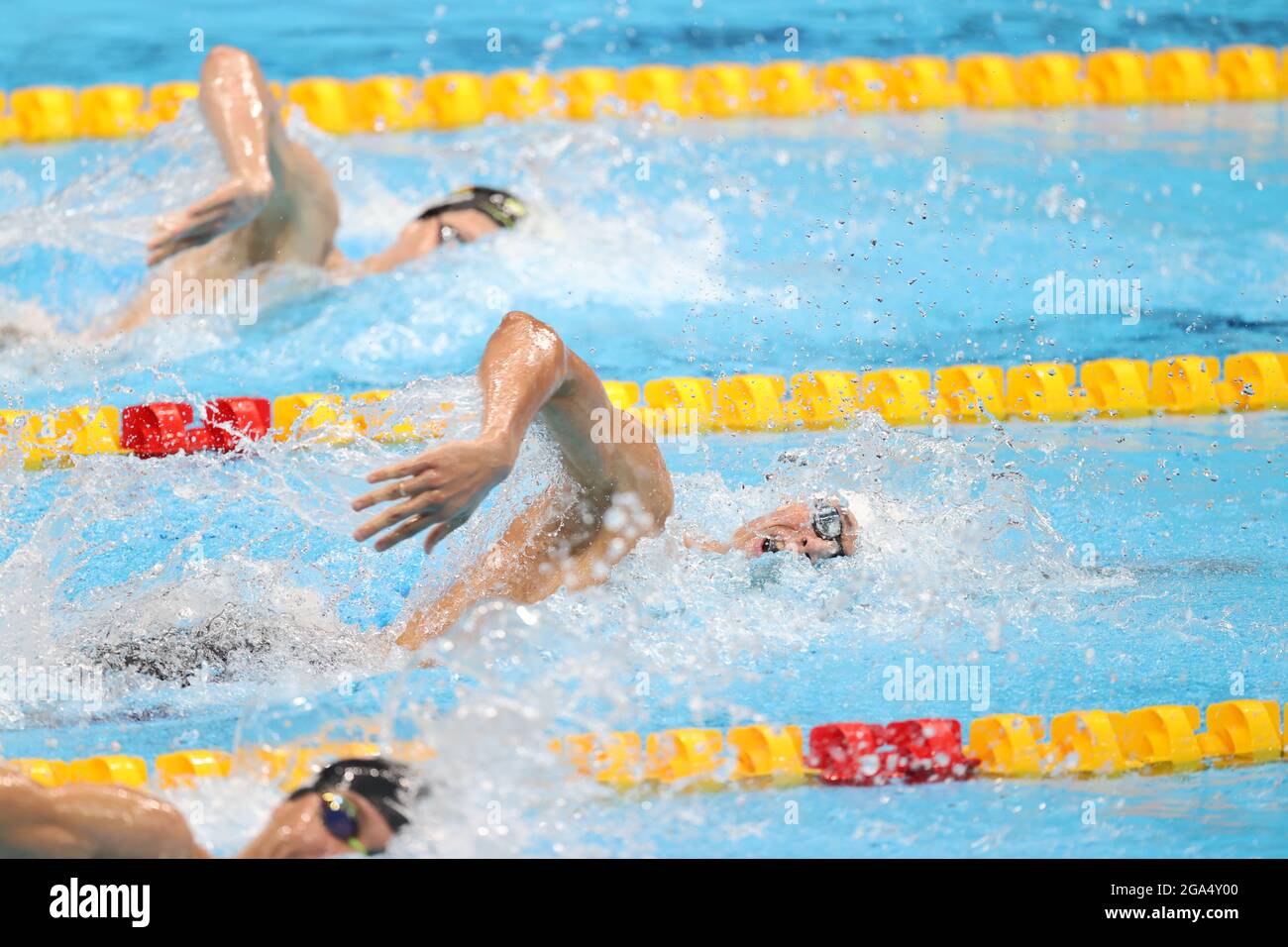 Tokyo, Japan. 29th July, 2021. Mykhailo ROMANCHUK (UKR) Swimming : Men ...