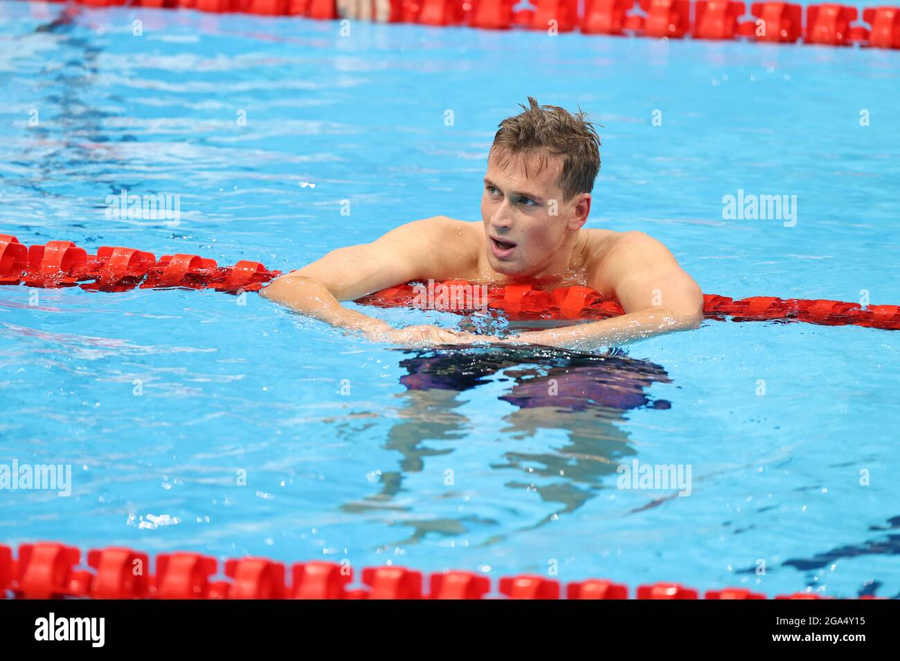Tokyo, Japan. 29th July, 2021. Mykhailo ROMANCHUK (UKR) Swimming : Men ...