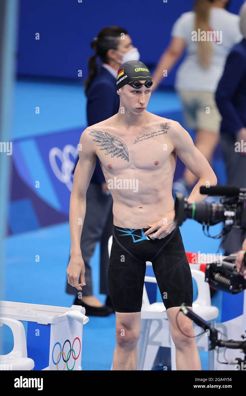 Tokyo, Japan. 29th July, 2021. Florian WELLBROCK (GER) Swimming : Men's ...