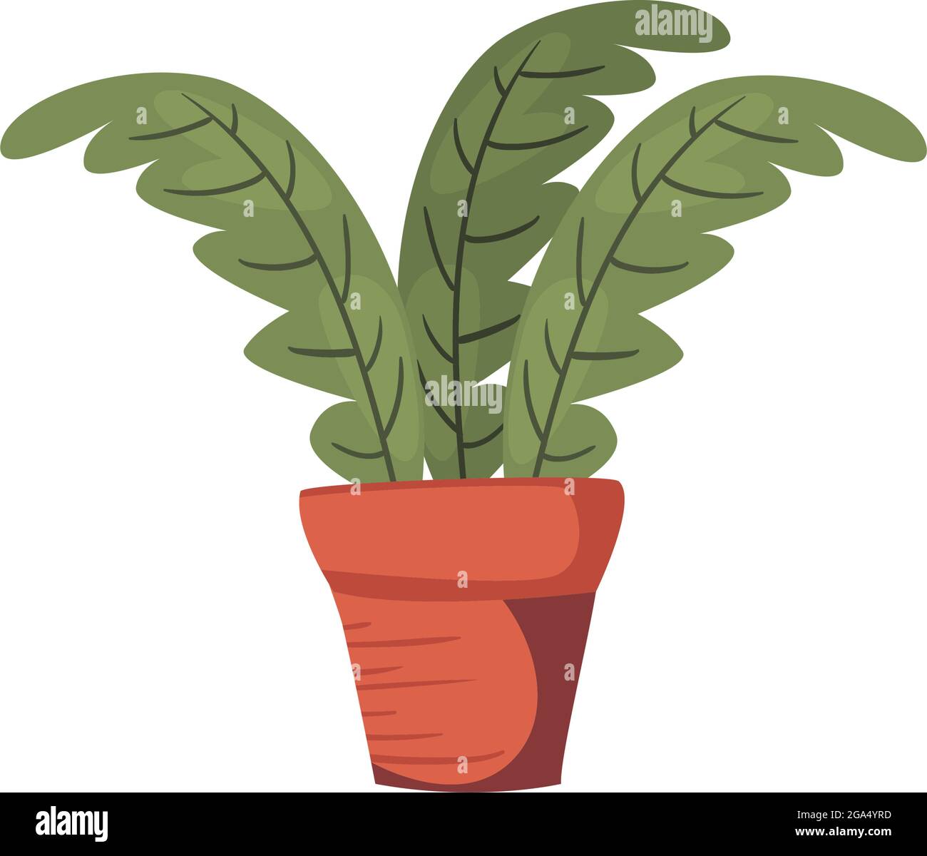 Nature plant inside pot icon Stock Vector Image & Art - Alamy