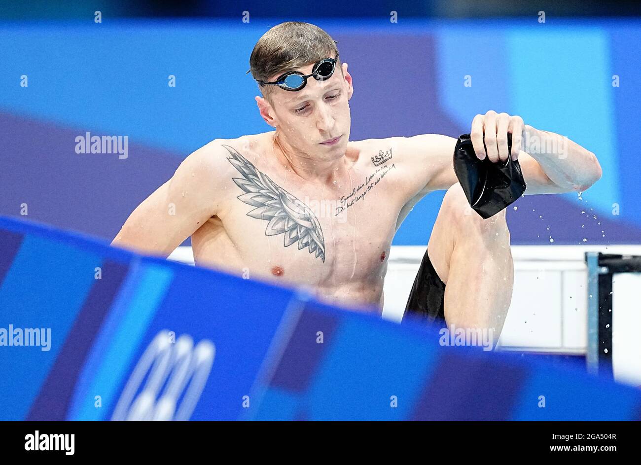Tokio, Japan. 29th July, 2021. Swimming: Olympics, 800m freestyle, men ...