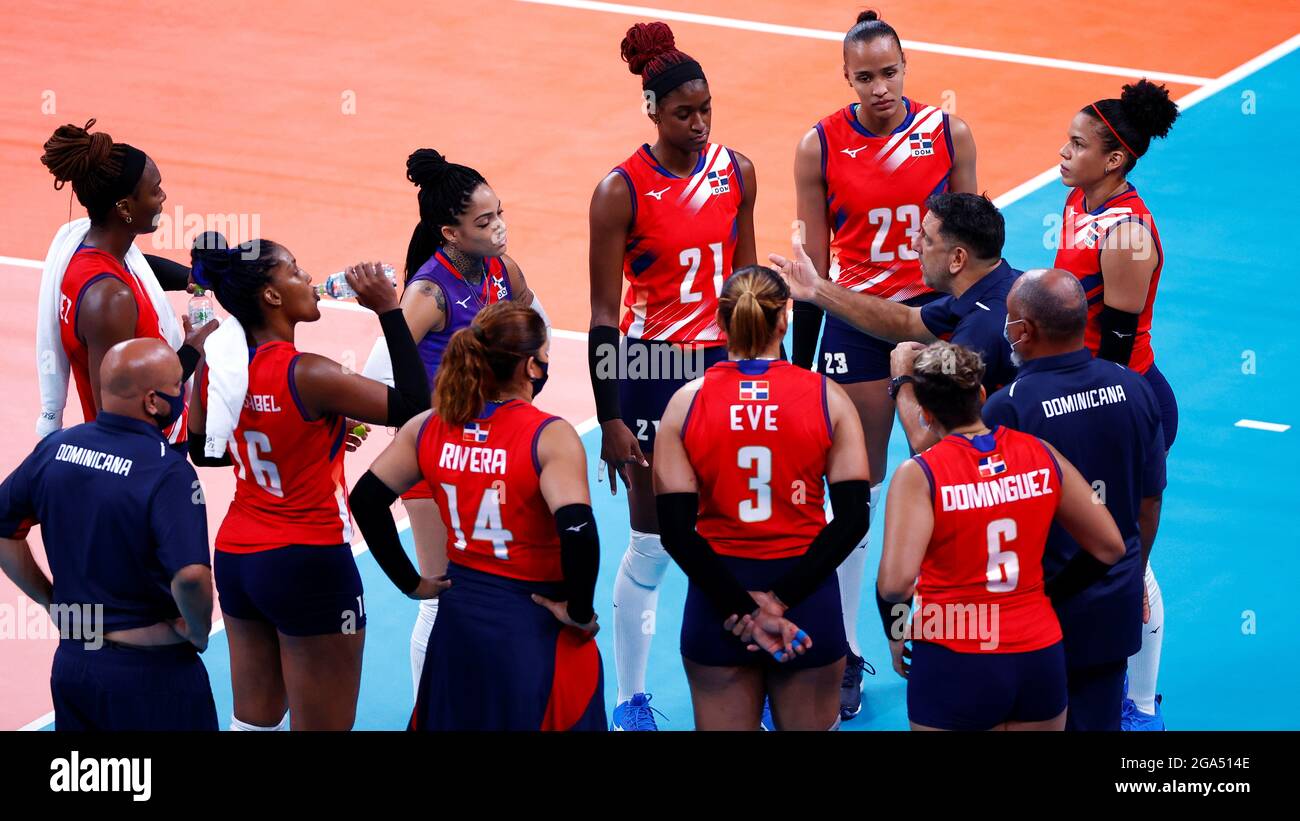 Members dominican republic volleyball team hi-res stock photography and ...