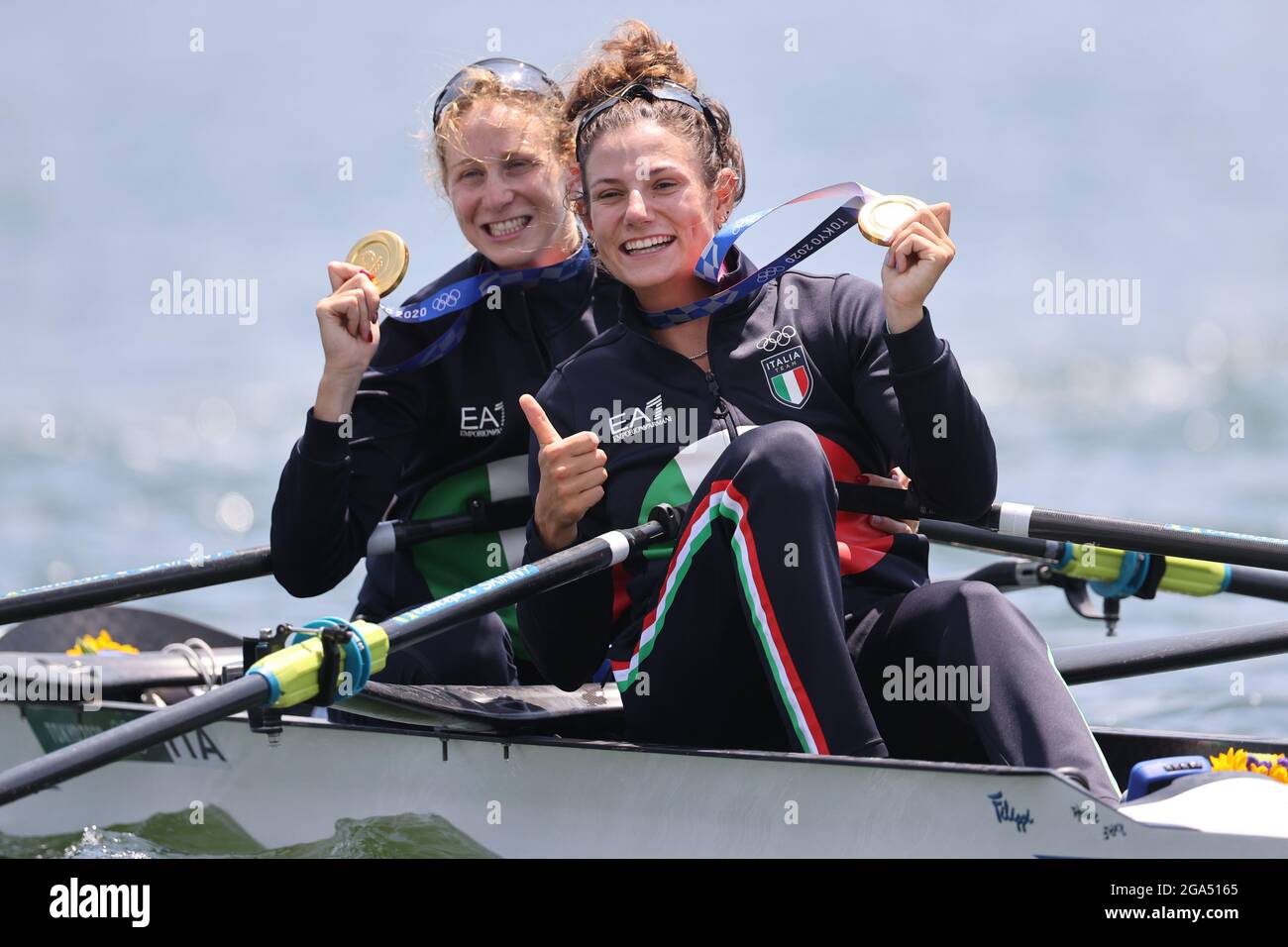Tokio, Japan. 29th July, 2021. Rowing: Olympics, Lgw. double sculls ...