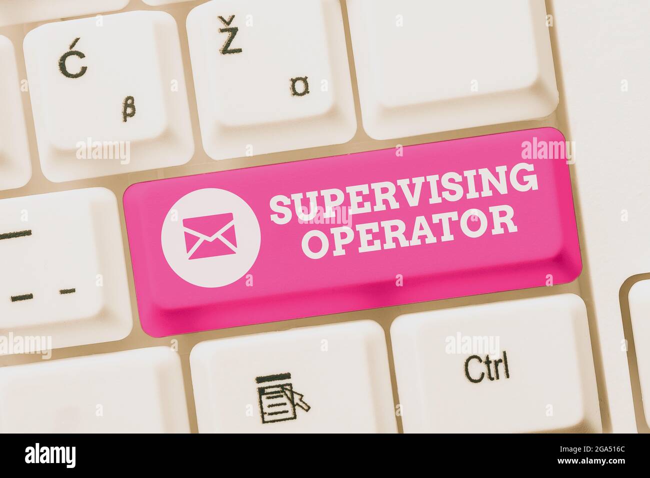 Inspiration showing sign Supervising Operator. Business overview ...