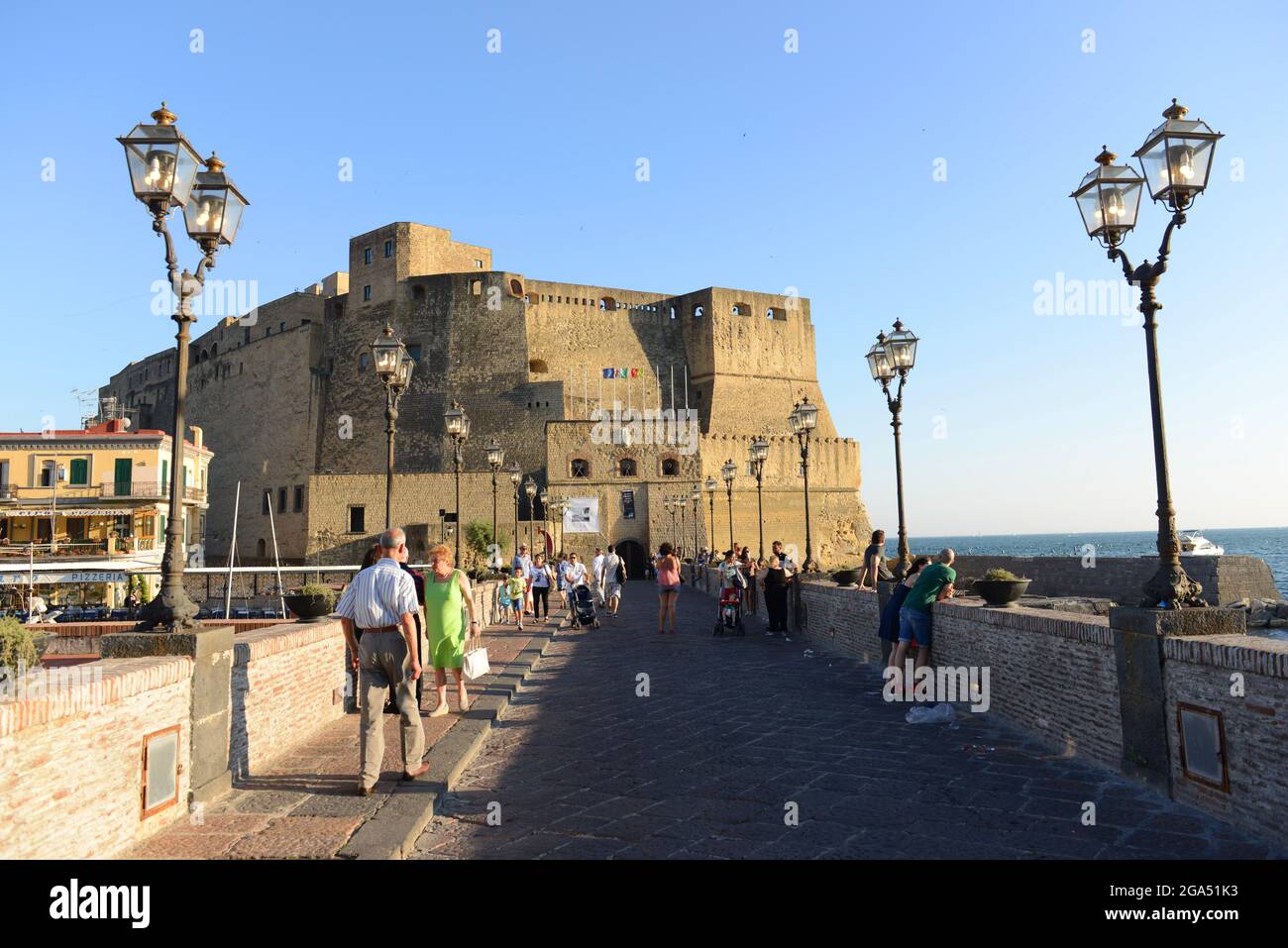 Ovo castle in Naples, Italy Stock Photo - Alamy