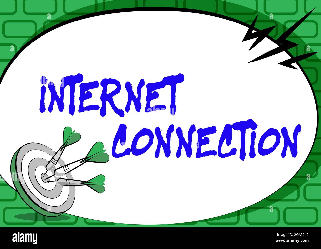 Hand writing sign Internet Connection. Business idea The way one gains ...