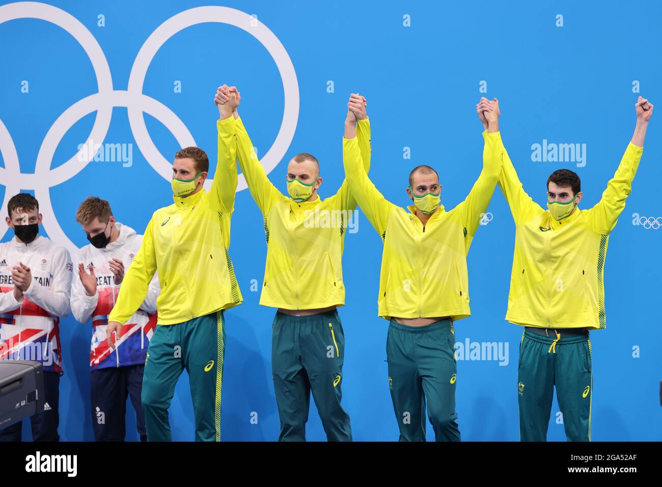 AUS 200m Freestyle Relay Team (AUS), BRONZE Medal JULY 28, 2021 ...