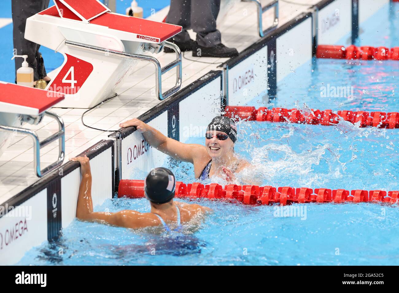 Tokyo, Japan. 28th July, 2021. LEDECKY Kathleen (USA)/SULLIVAN Erica ...