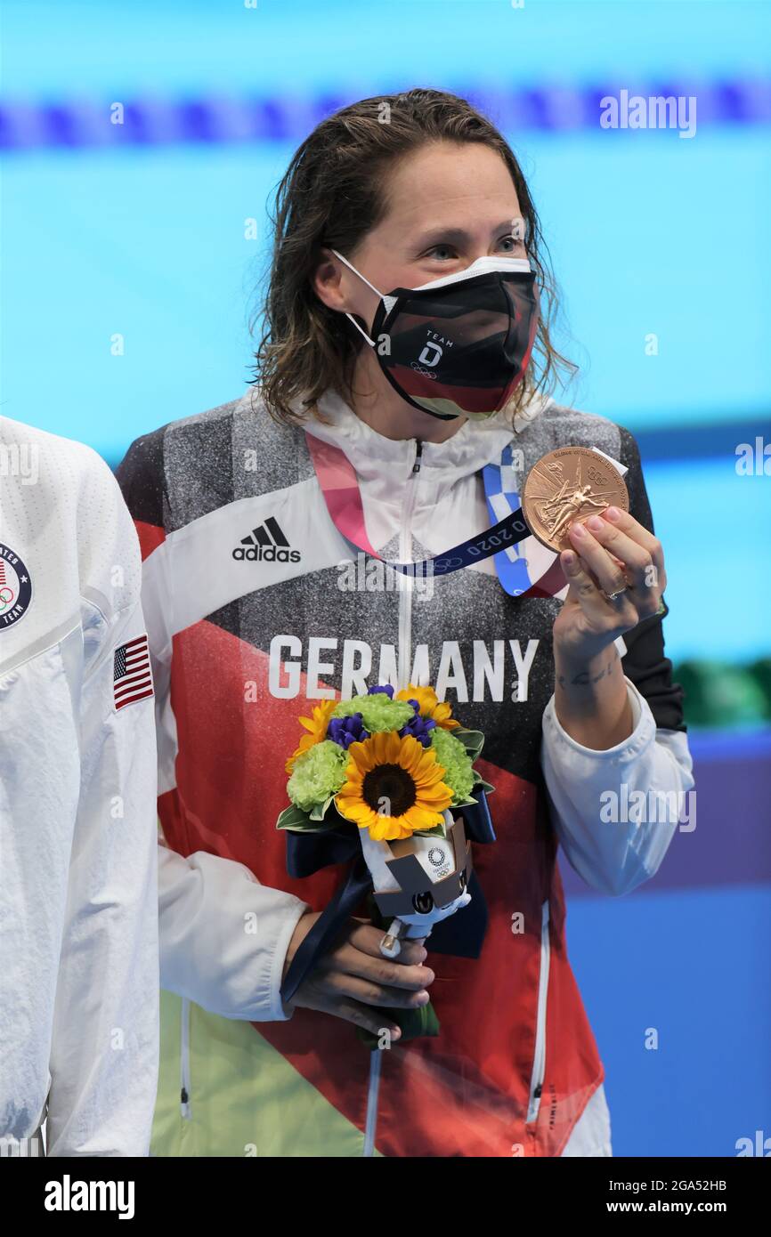 KOHLER Sarah (GER), BRONZE Medal JULY 28, 2021 - Swimming : Women's ...