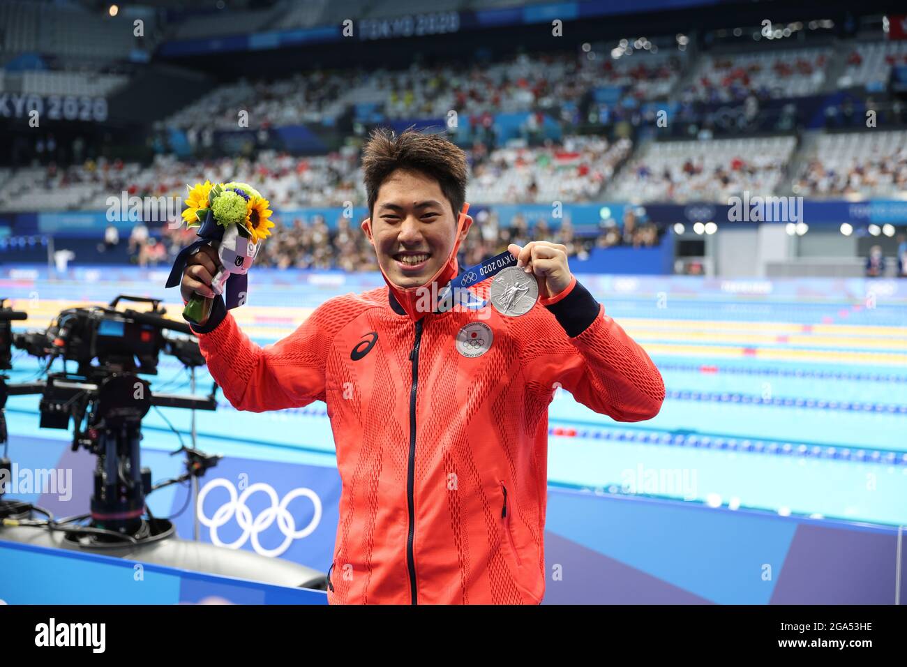Tokyo, Japan. 28th July, 2021. Tomoru Honda (JPN) Swimming : Men's 200m ...