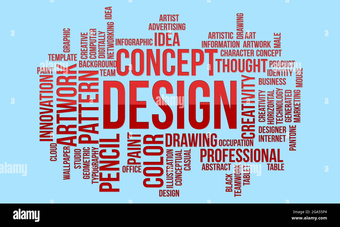 Business Concept Background, Design Word Cloud Stock Photo - Alamy