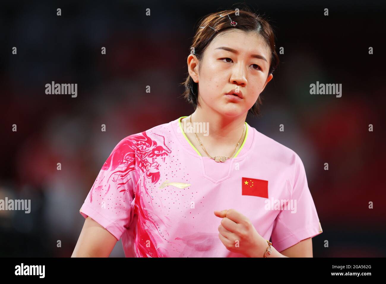 Tokyo, Japan. 29th July, 2021. Chen Meng (CHN) Table Tennis : Women's ...