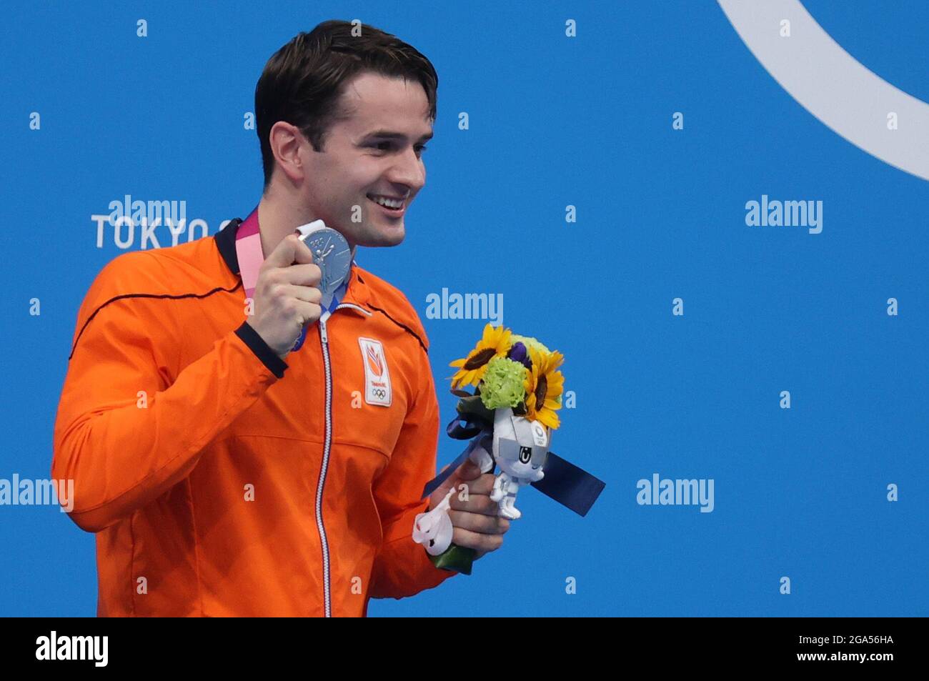 Tokio, Japan. 29th July, 2021. Swimming: Olympics, 200 m breaststroke ...