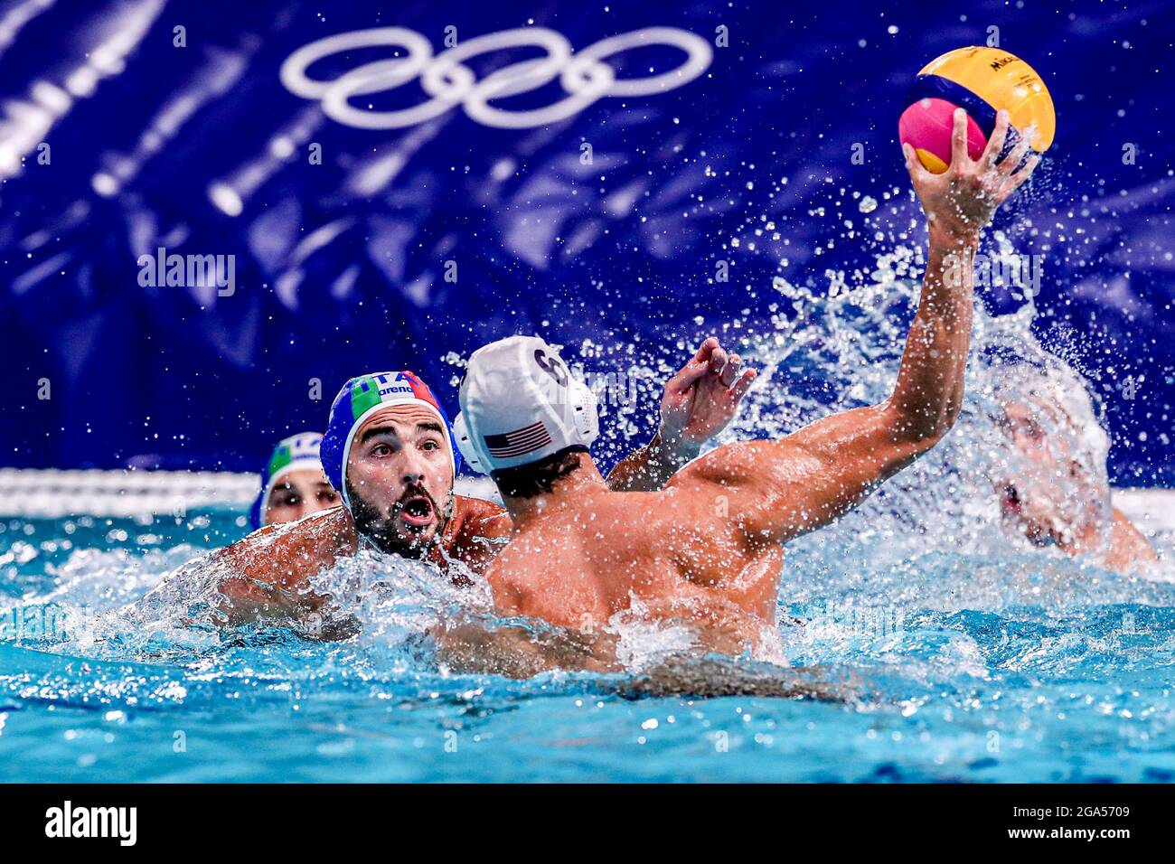 TOKYO, JAPAN - JULY 29: Francesco di Fulvio of Italy, Luca Cupido of ...