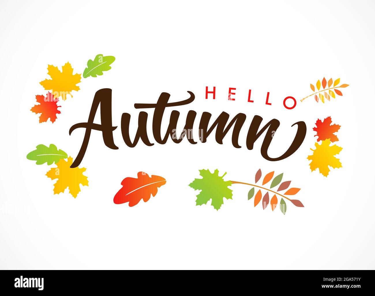 Hello september on yellow Stock Vector Images - Alamy