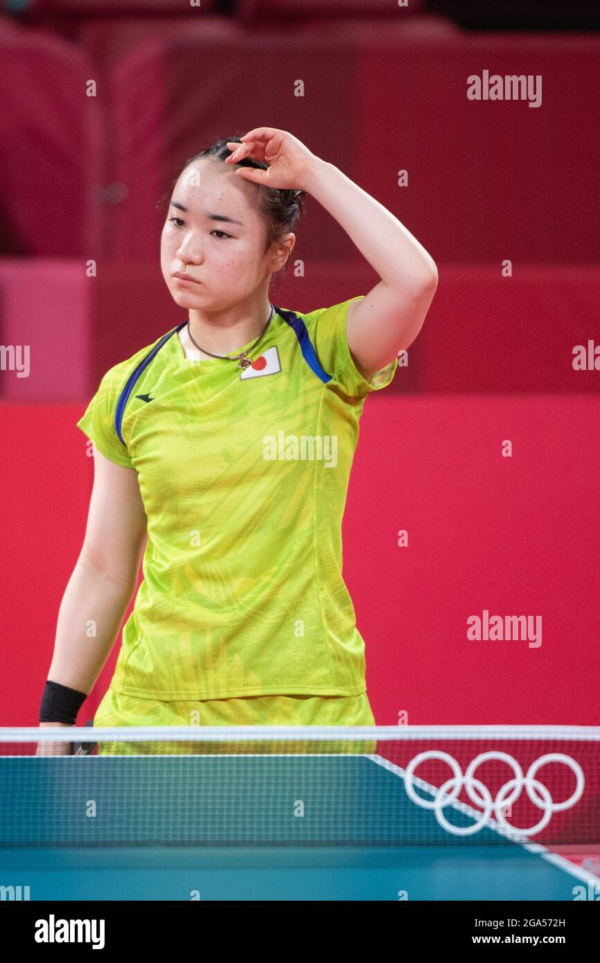 ITO Mima (JPN) women's semifinals Table Tennis JULY 29, 2021: Tokyo ...