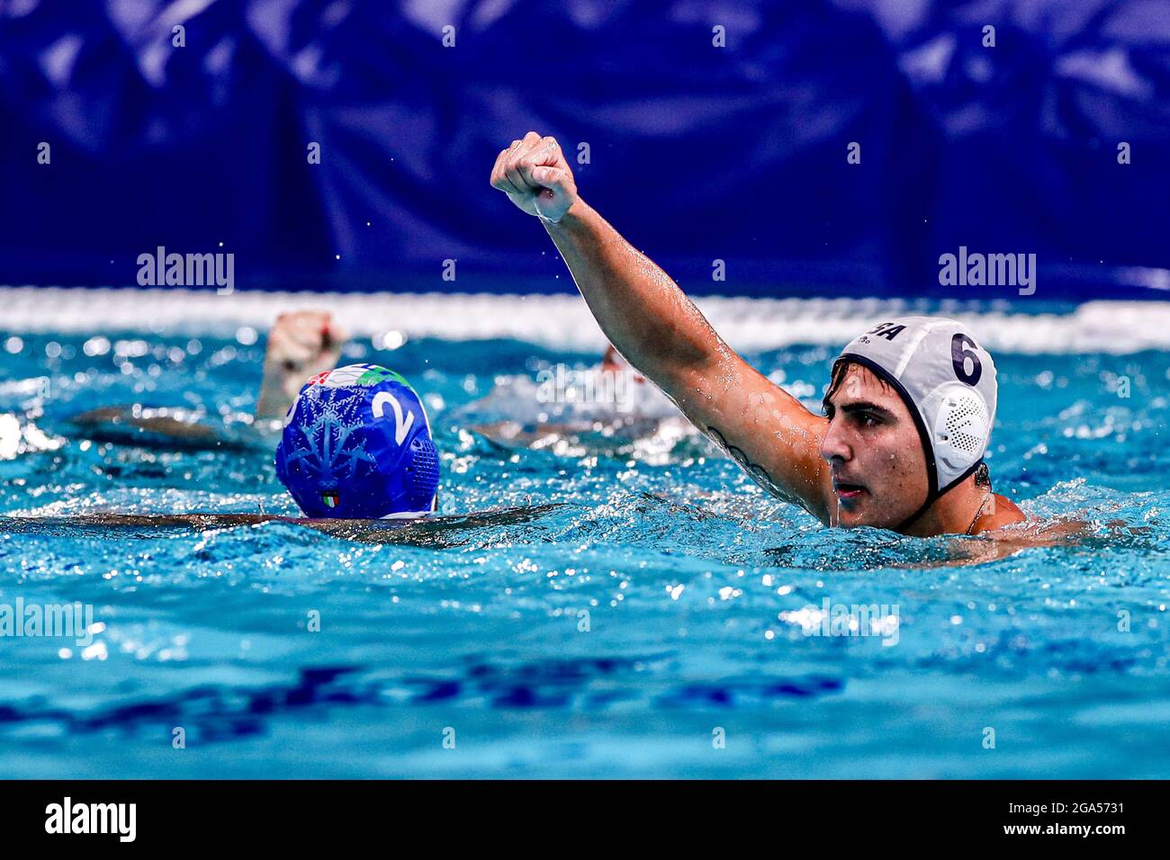 TOKYO, JAPAN - JULY 29: Luca Cupido of United States celebrating during ...