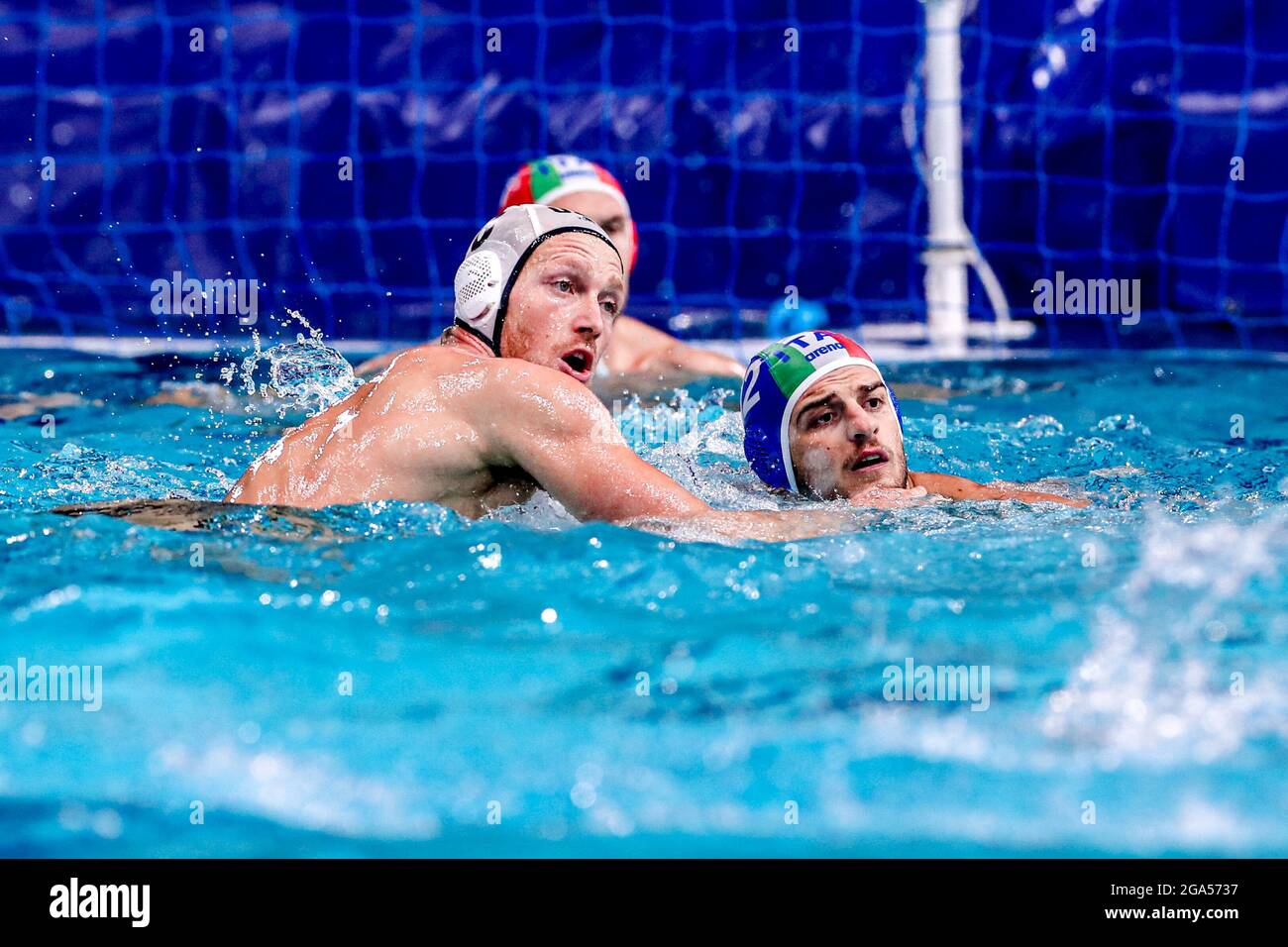 TOKYO, JAPAN - JULY 29: Dylan Woodhead of United States, Vincenzo Dolce ...