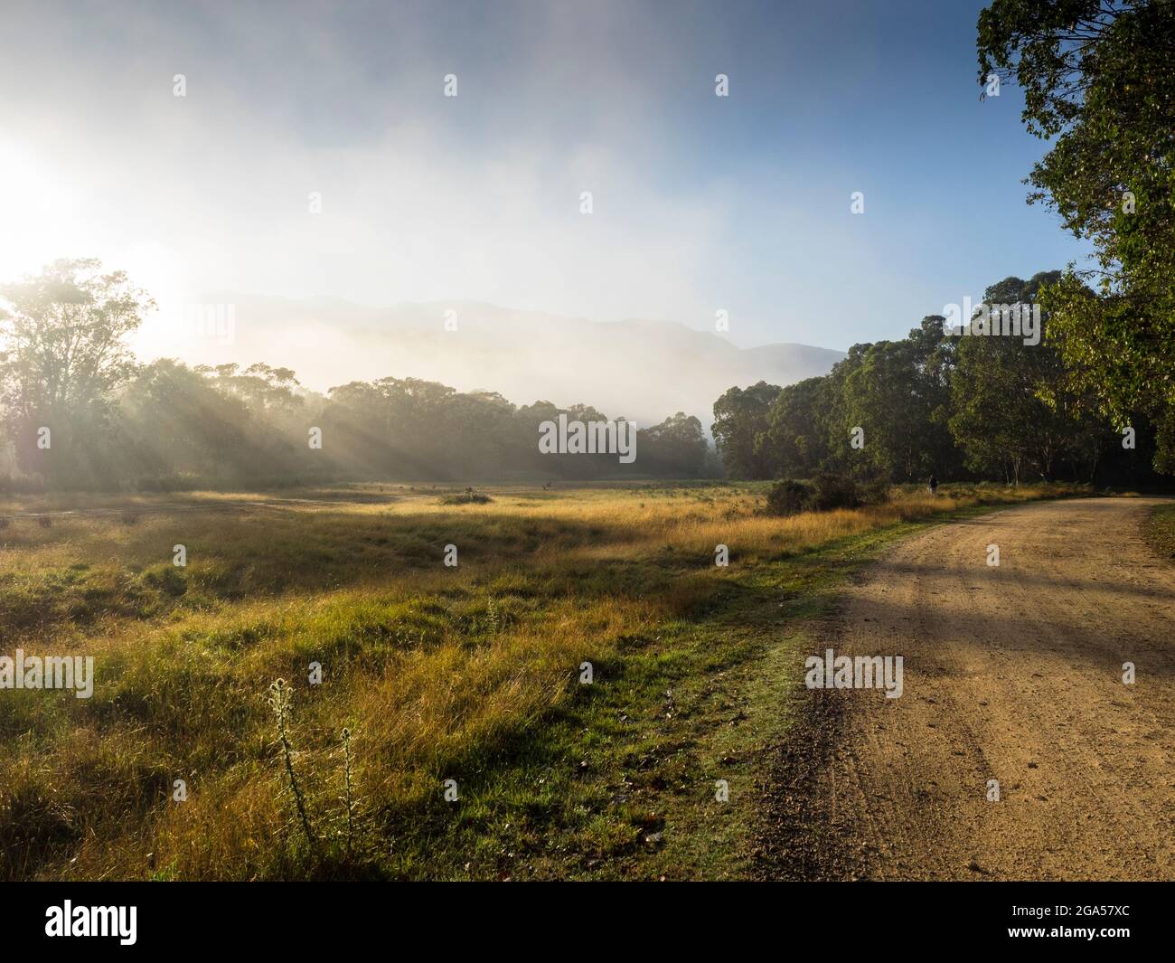 Geehi Flats campground and the Kosciuszko Main Range, New South Wales ...
