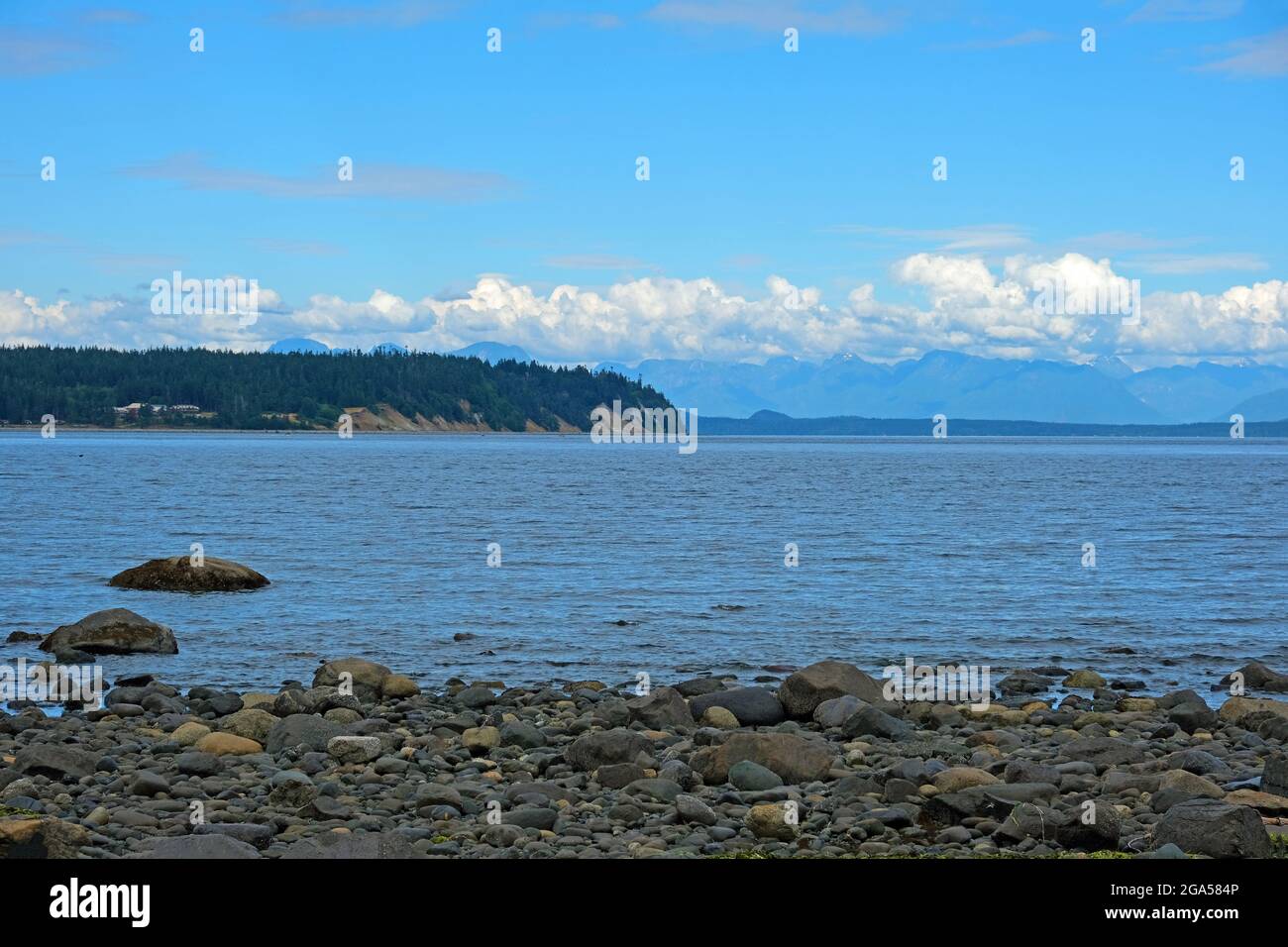 Pretty view from the beach Stock Photo - Alamy