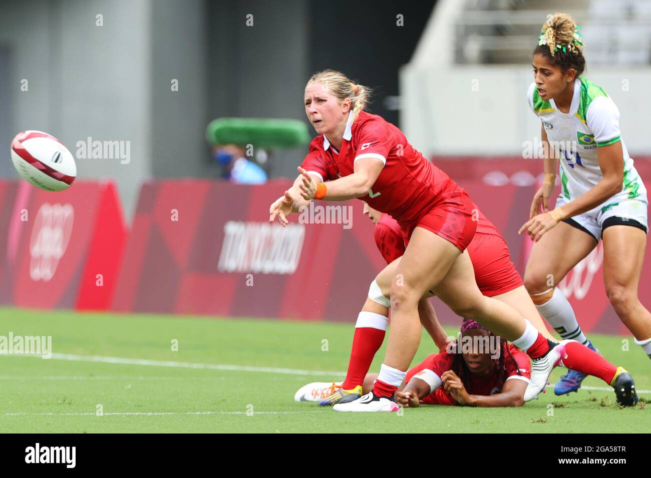 Tokyo, Japan. 29th July, 2021. Kayla MOLESCHI (CAN) Rugby : Women's ...