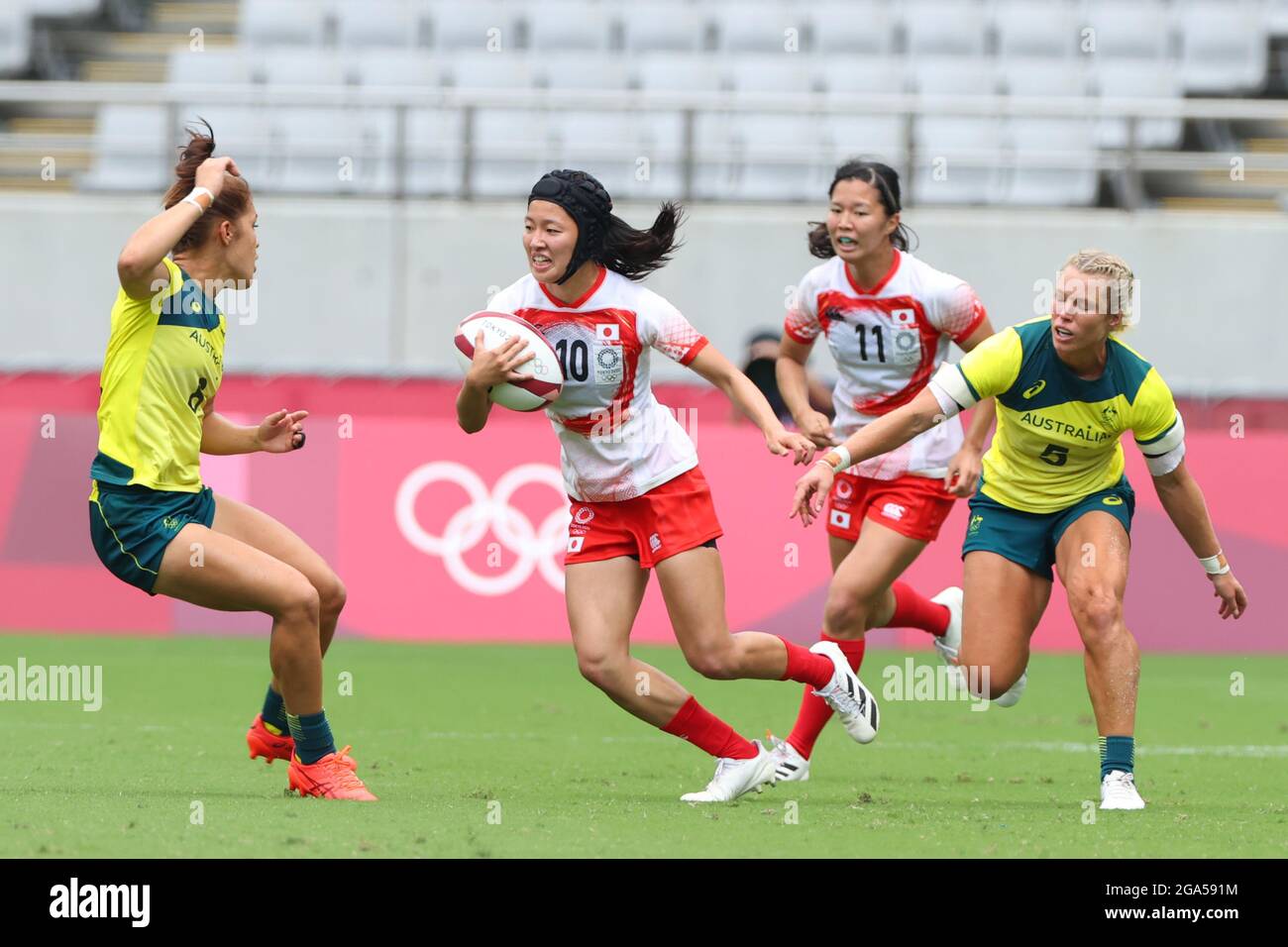 Tokyo, Japan. 29th July, 2021. Hana Nagata (JPN) Rugby : Women's Pool Round match between ...