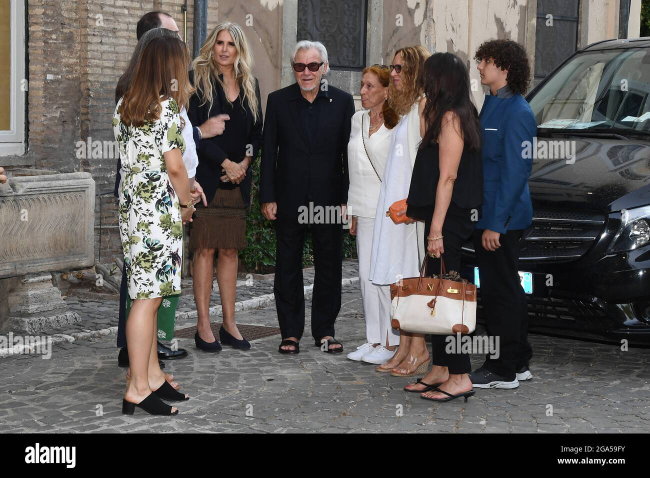 Rome, Italy. 28th July, 2021. Rome: Palazzo Taverna. Aperitif in honor ...