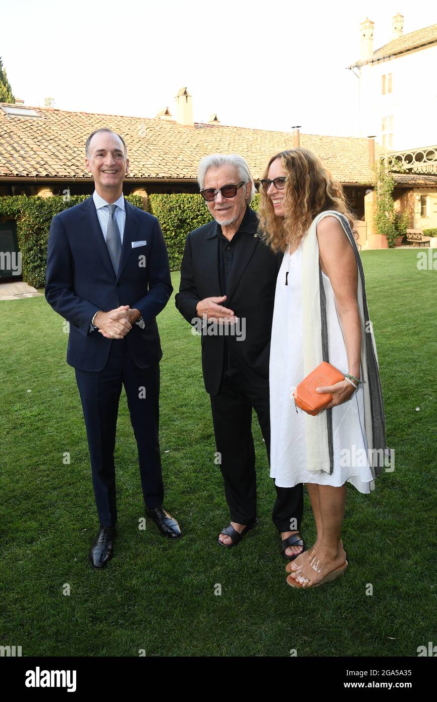 Rome, Italy. 28th July, 2021. Rome: Palazzo Taverna. Aperitif in honor ...