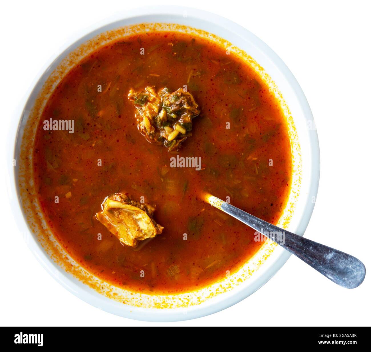 Georgian traditional soup kharcho Stock Photo - Alamy