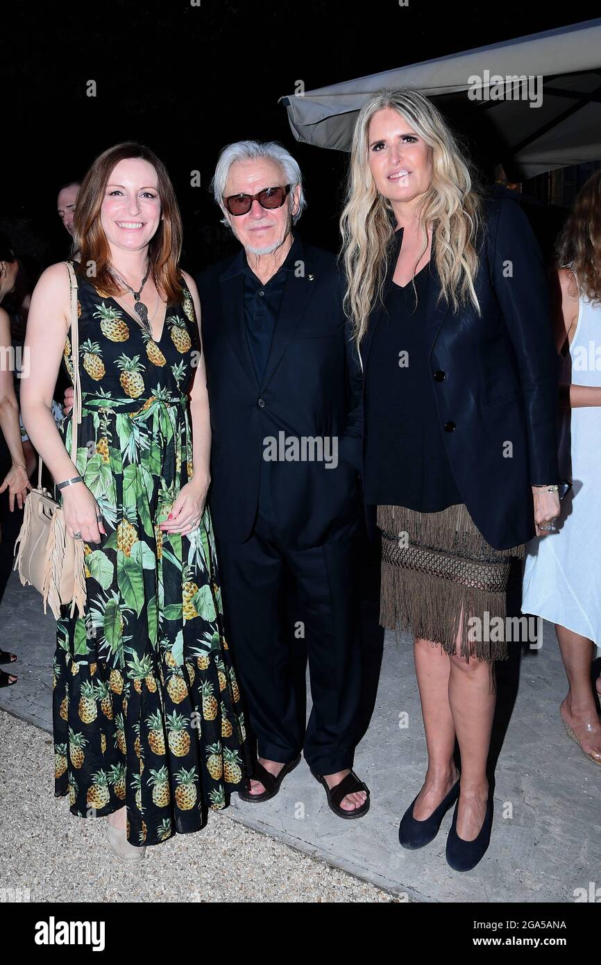 Rome, Italy. 28th July, 2021. Rome: Palazzo Taverna. Aperitif in honor ...