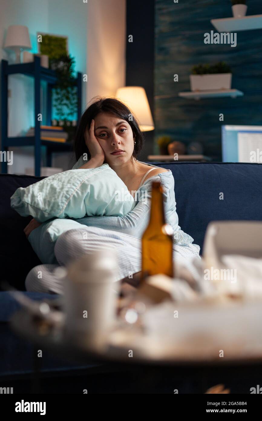 Traumatised woman hi-res stock photography and images - Alamy