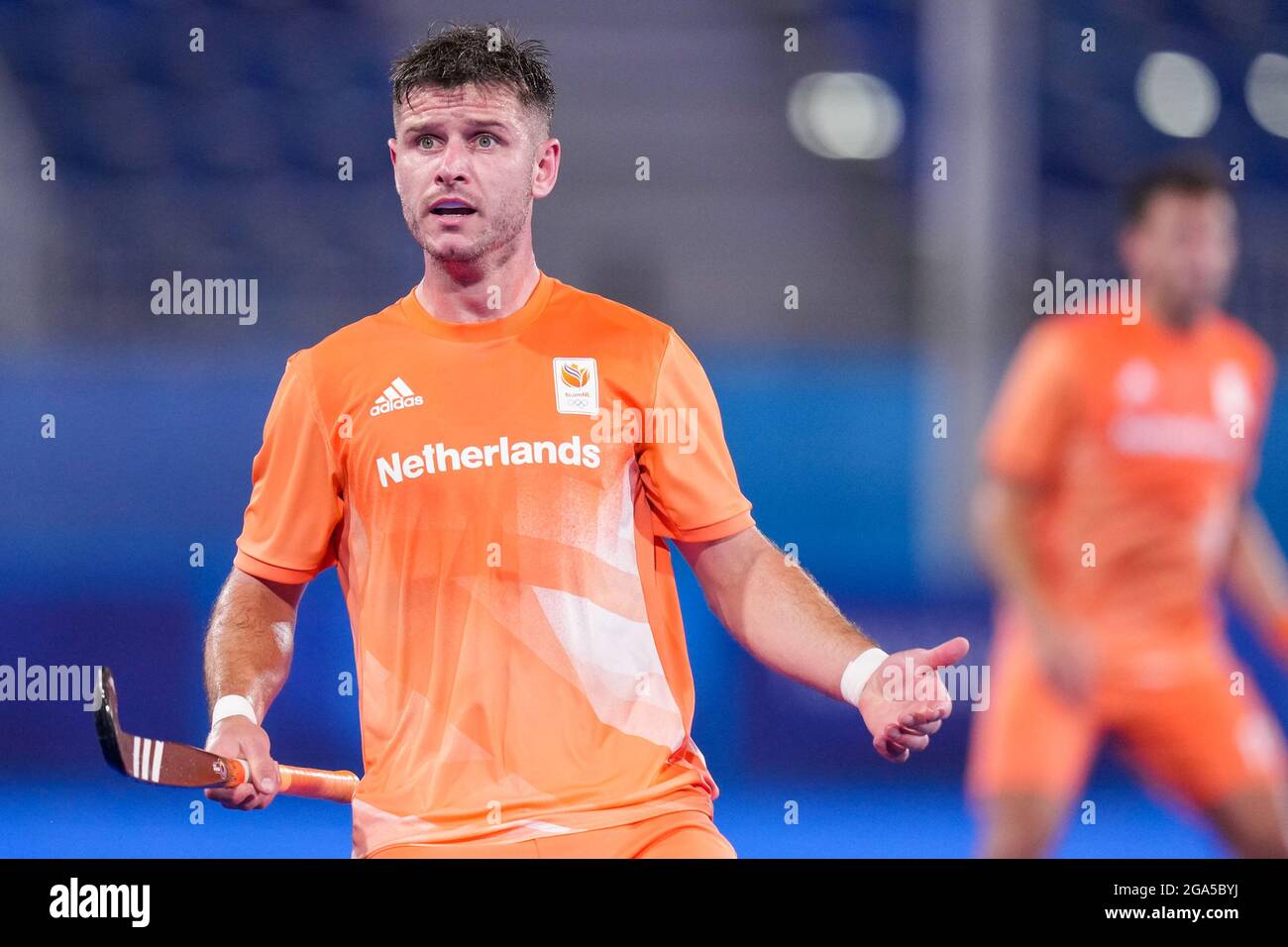 TOKYO, JAPAN - JULY 27: Robbert Kemperman of the Netherlands reacts ...