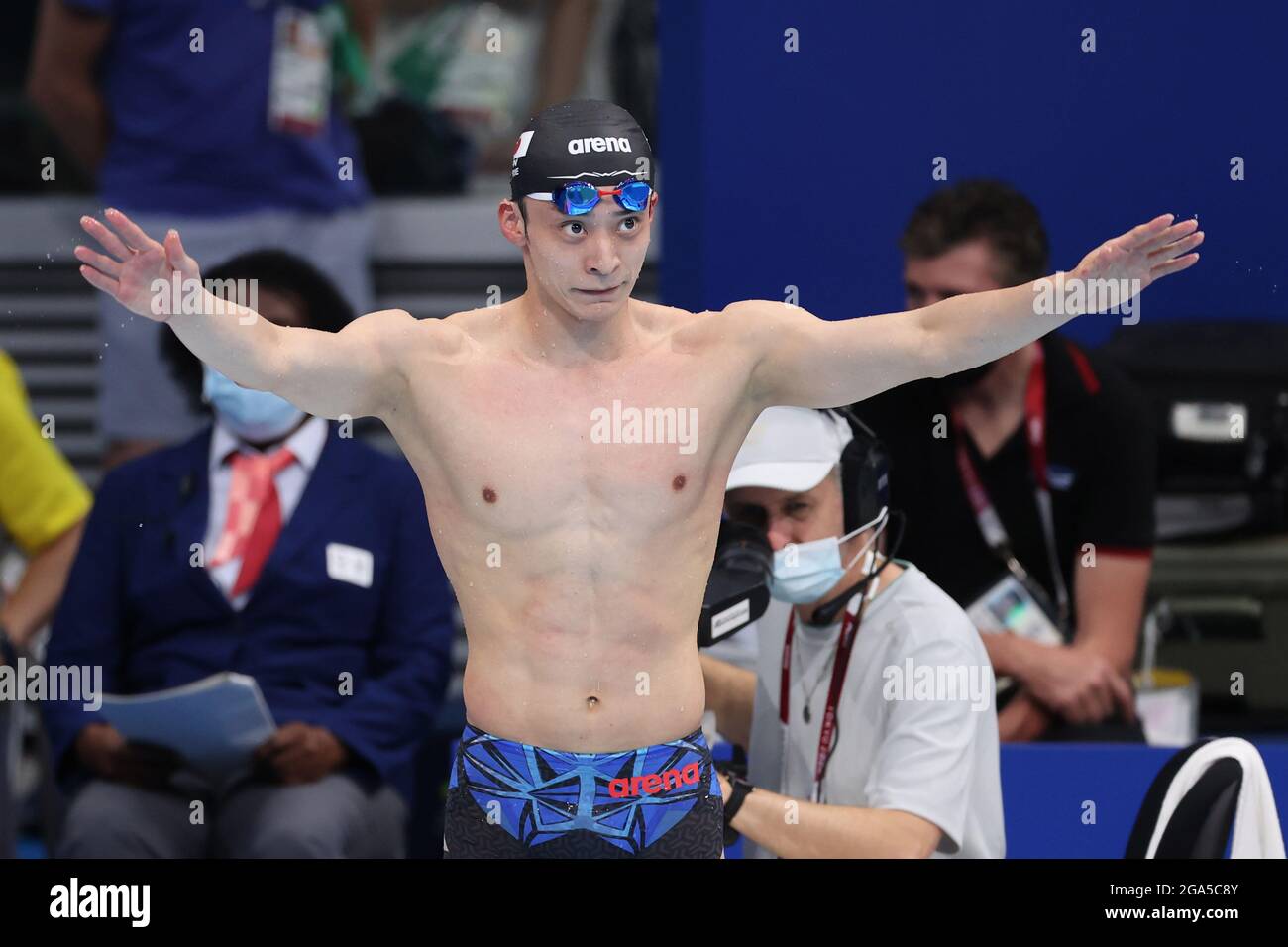 Tokyo, Japan. 29th July, 2021. Ryosuke Irie (JPN) Swimming : Men's 200m ...