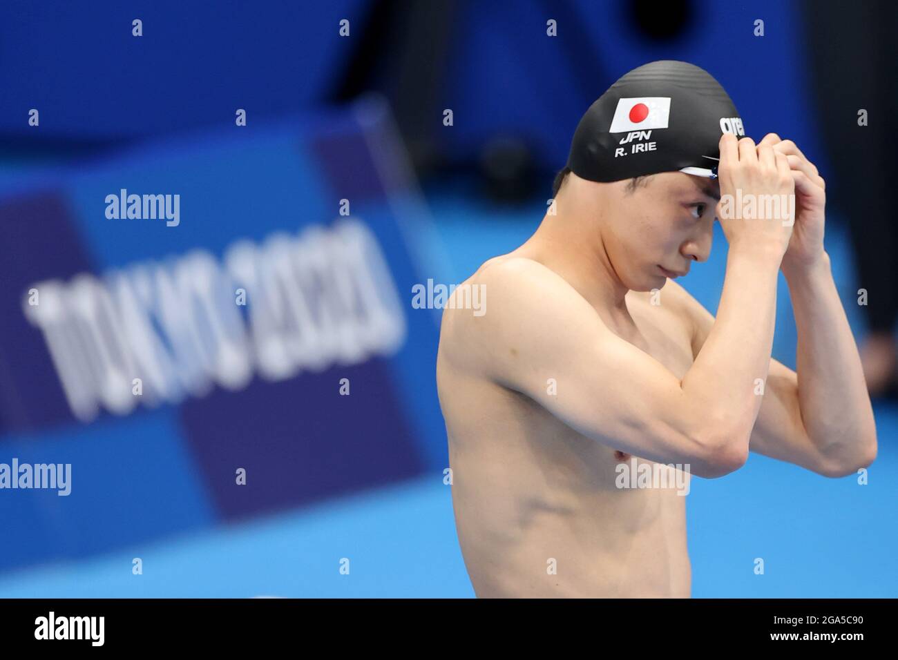 Tokyo, Japan. 29th July, 2021. Ryosuke Irie (JPN) Swimming : Men's 200m ...