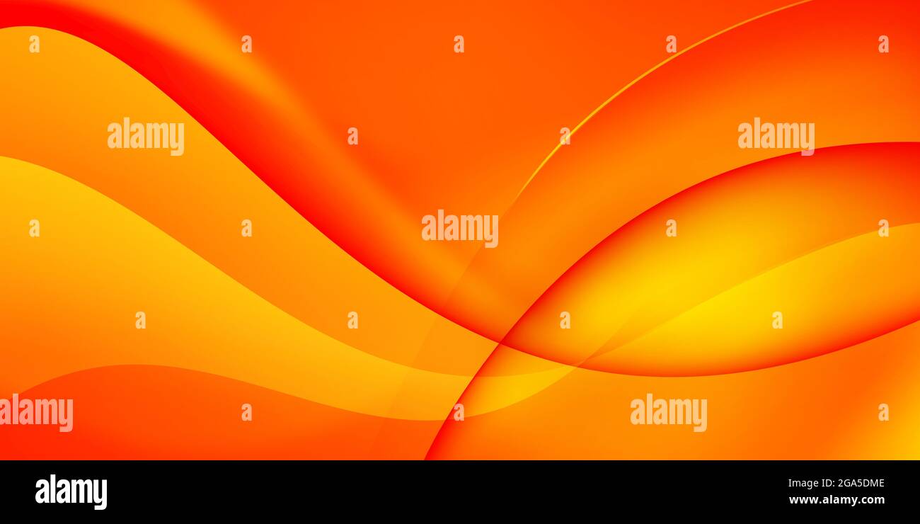 Red and Orange Combination Creating Yellow Gradient Random Shapes ...