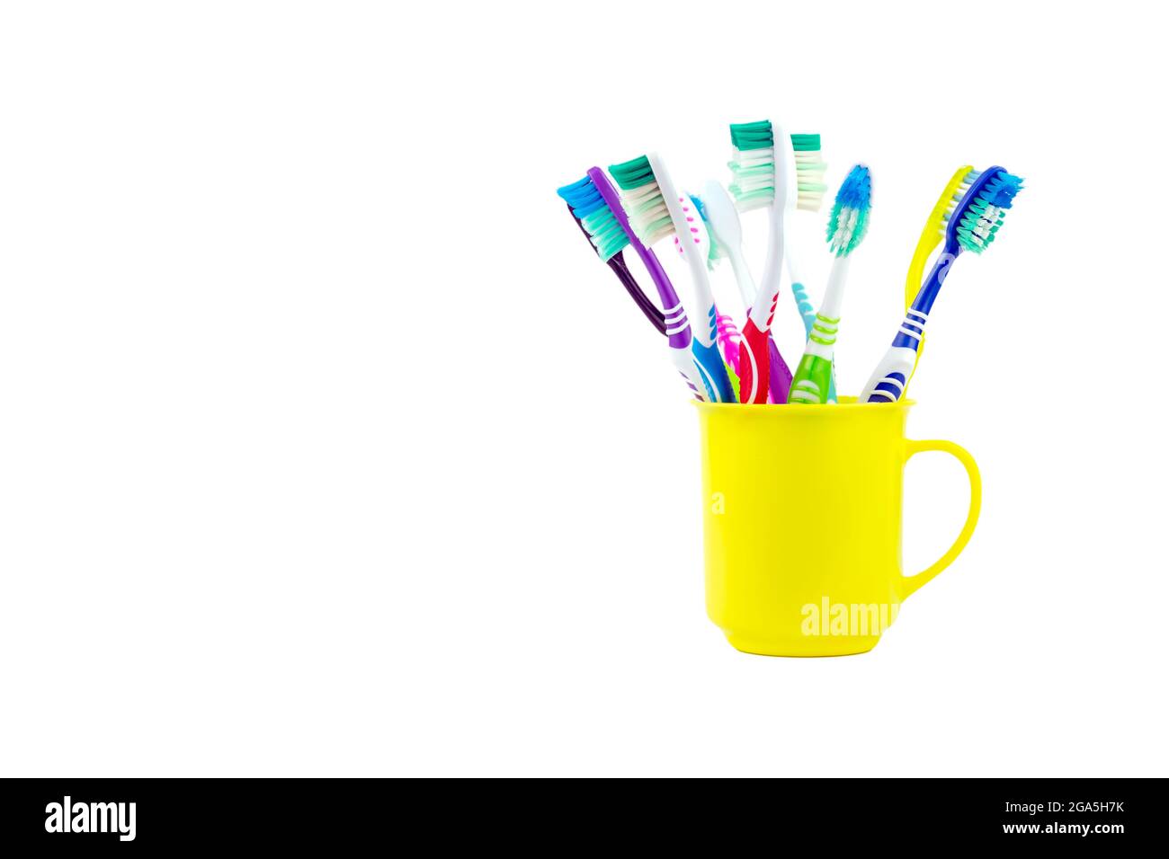 Old toothbrushes Cut Out Stock Images & Pictures - Alamy
