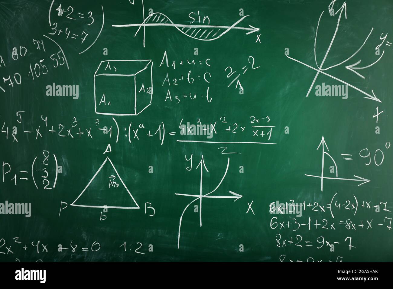 Math Blackboard Background