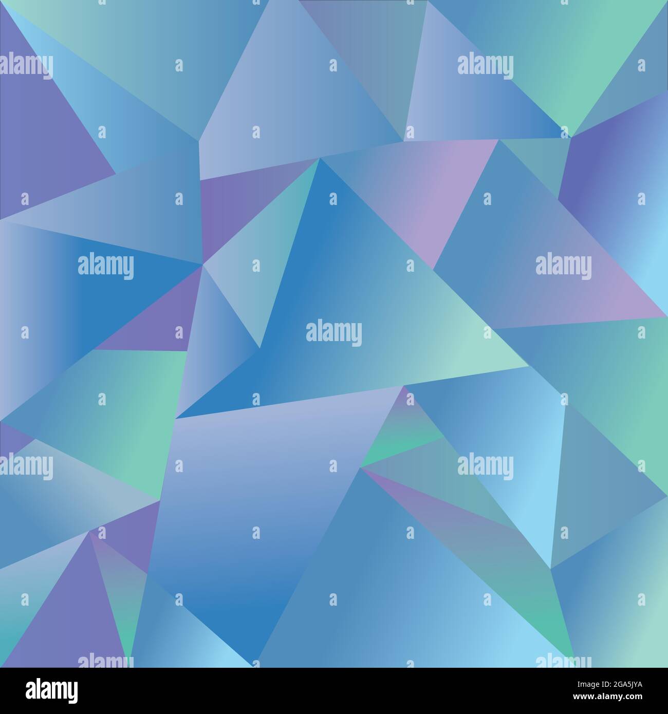 Abstract gradient and angular shapes in blue green and purple Stock ...