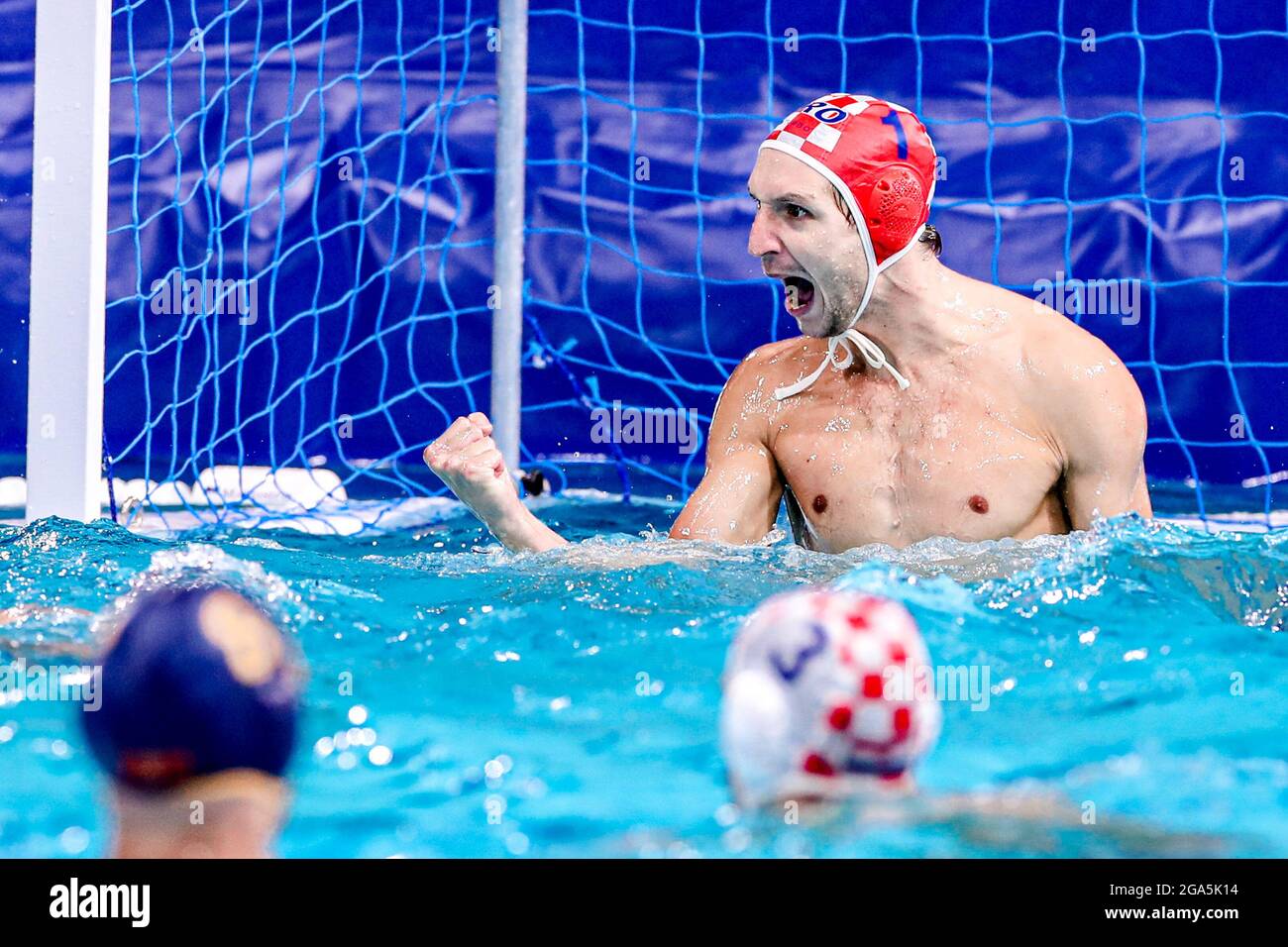 TOKYO, JAPAN - JULY 29: Marko Bijac of Croatia celebrating during the ...