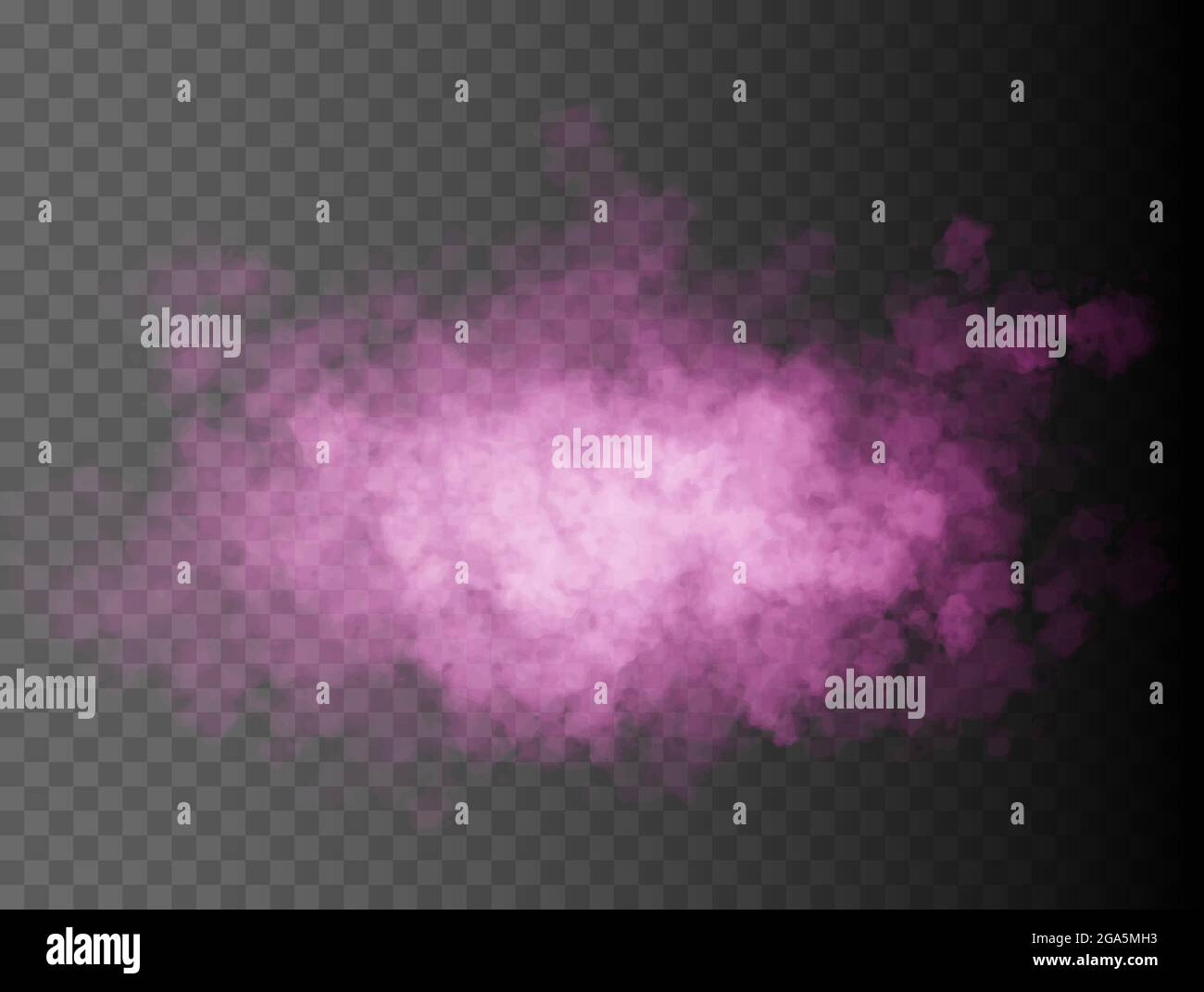 Colorful fog or smoke isolated, transparent special effect. Bright ...
