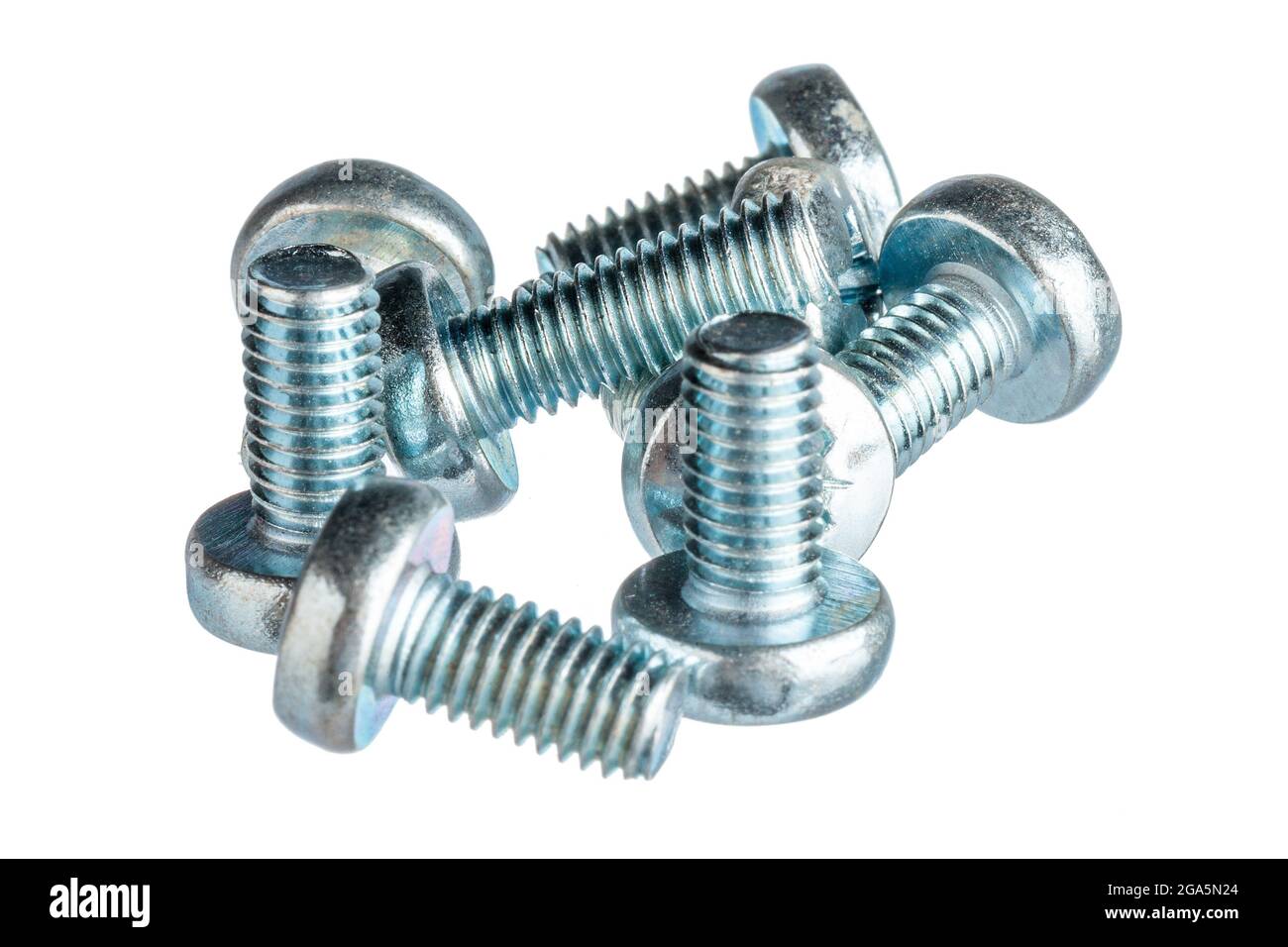 metal bolt isolated on white background Stock Photo - Alamy