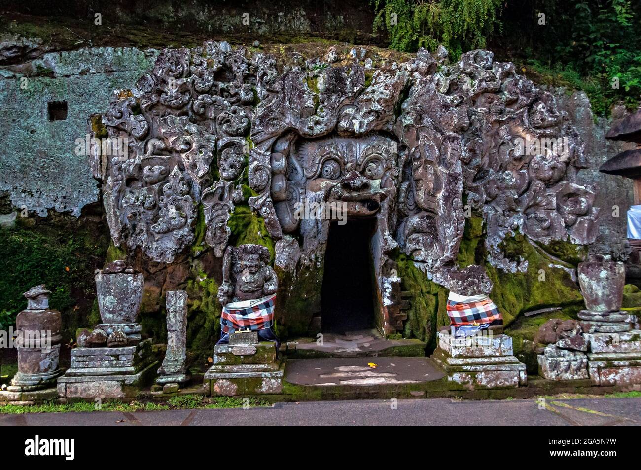 Goa Gajah or Elephant Cave, Ubud, Bali, Indonesia Stock Photo - Alamy