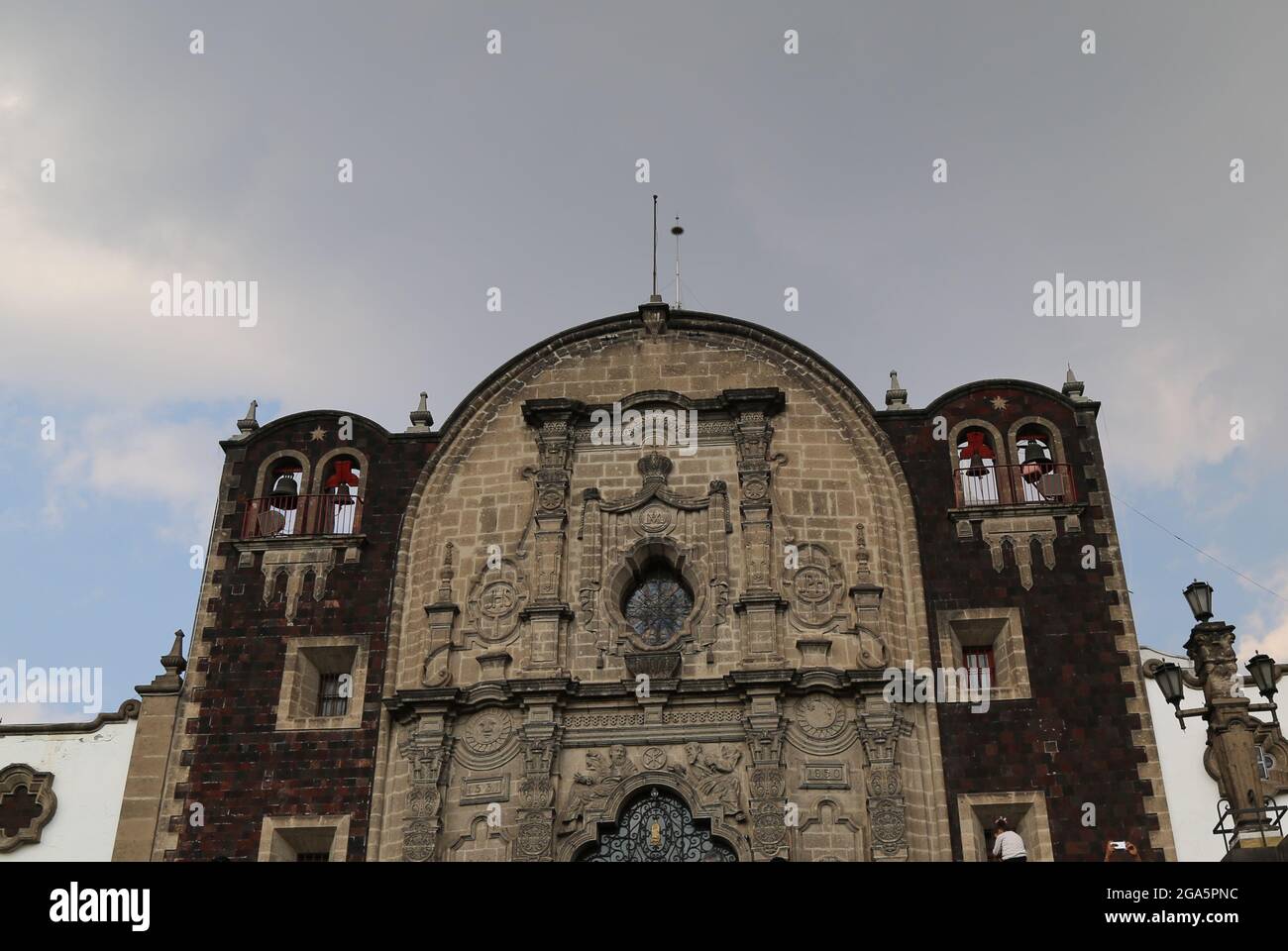 Facade of the church of Guadalupe, Mexico Stock Photo - Alamy
