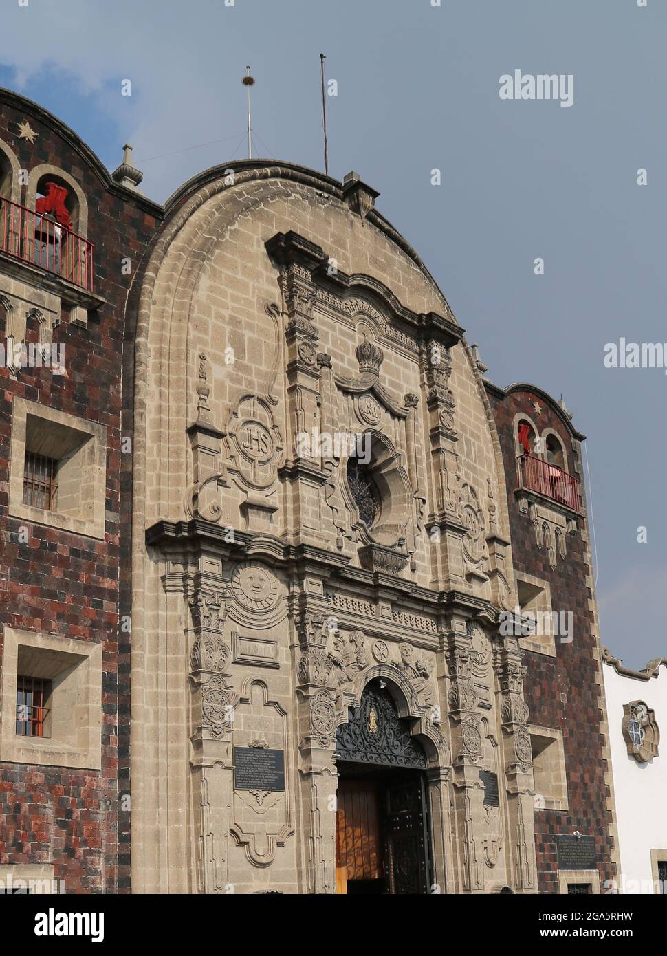 Facade of the church of Guadalupe, Mexico Stock Photo - Alamy